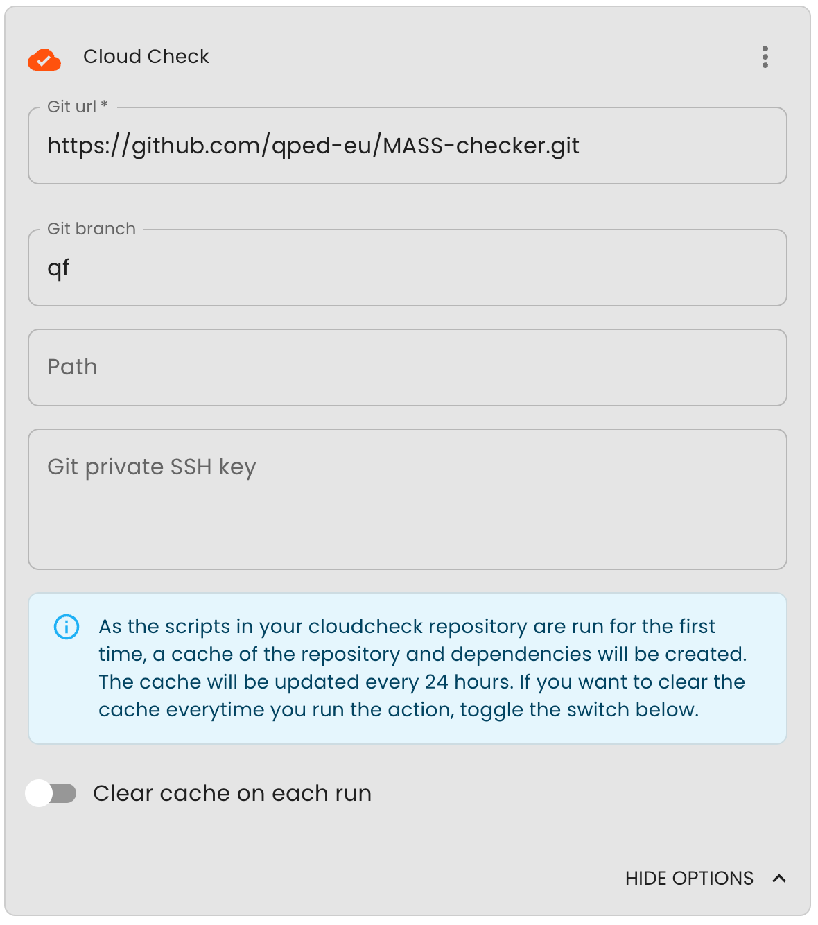 QPED Checker Configurator